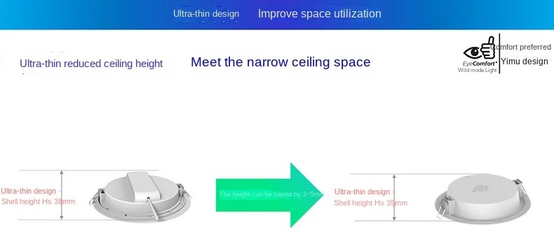 Philips DN200B LED Recessed Downlight for Living Room & Bedroom, OEM