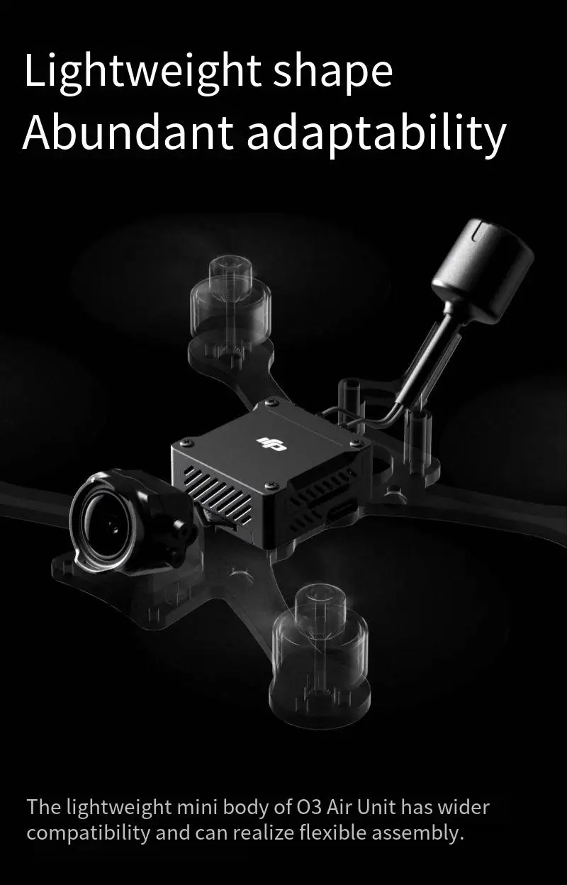 New DJII O3 Air Unit 4K/60fps Camera Replacement 50Mbps Image Rate for ...