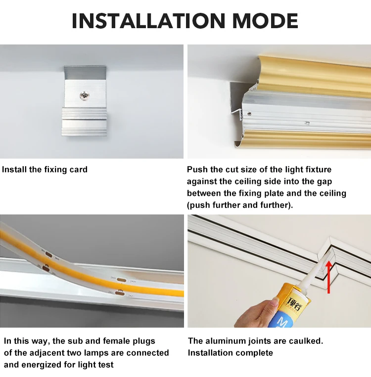 High Quality Flexible Curved Bendable Channel Aluminium Led Ceiling ...