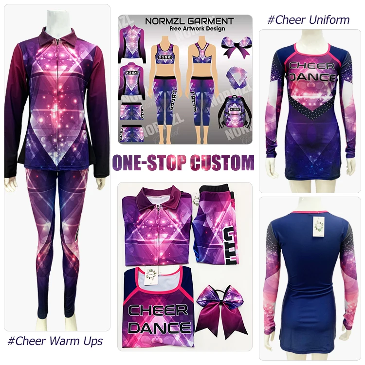 Normzl Customized Cheer Dance Team Tank Top Bra Shorts