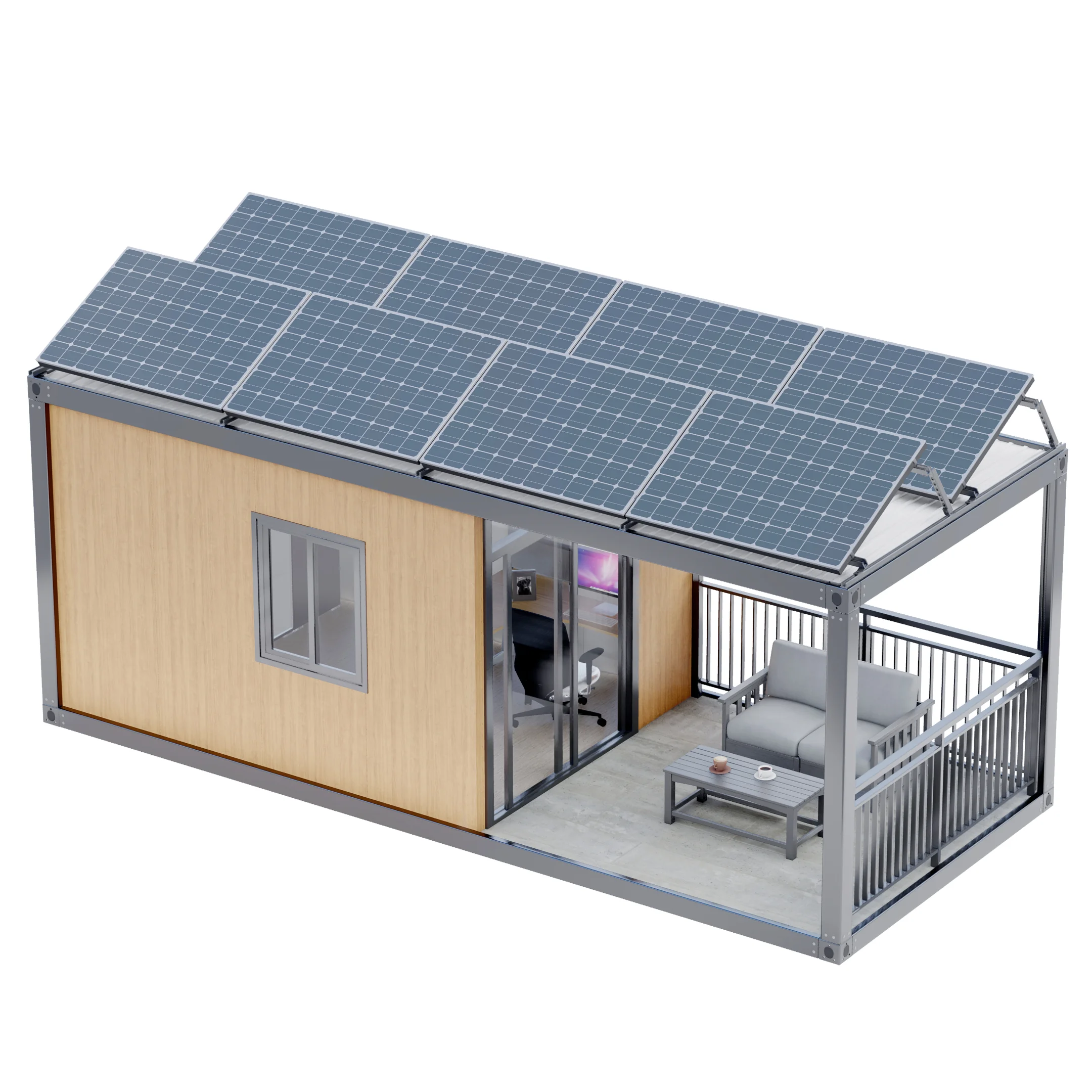 customized fast install expandable container house homes with solar ...