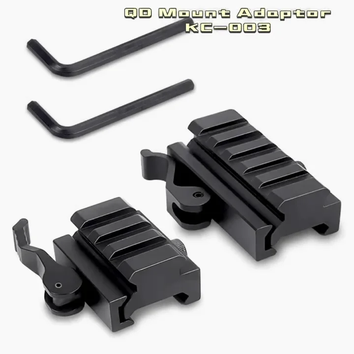 Hot Selling Hunting Quick Release Qd Lever Mount Adaptor Riser Mount 3 ...