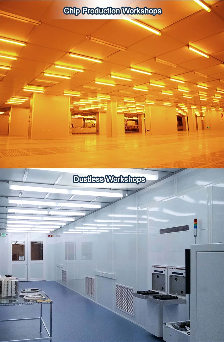 Led Purification Tube 1200mm Led Ceiling Purification Lamp Cleanroom ...