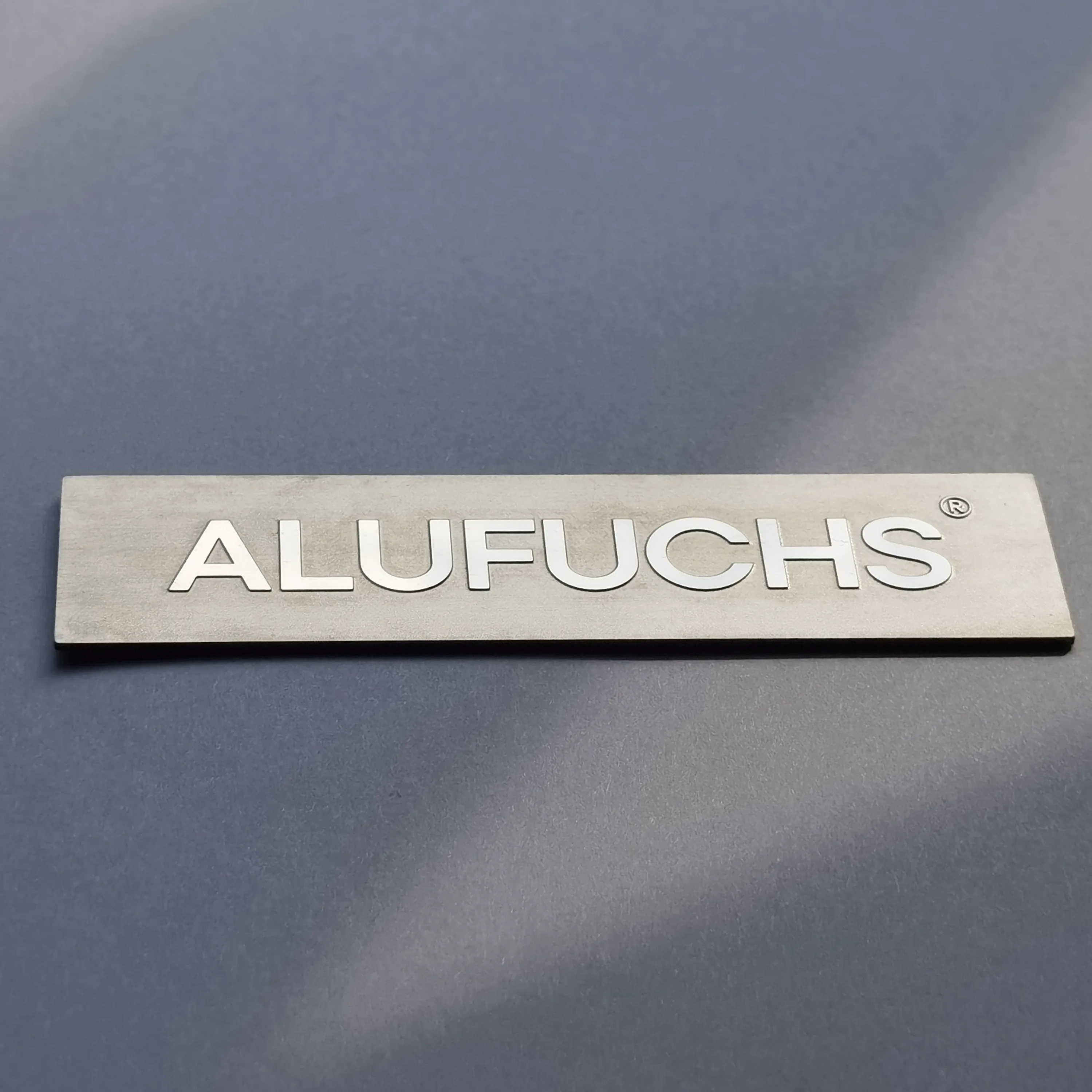 Custom Raised Logo Engraved Etching Stainless Steel Nameplate Mirror ...