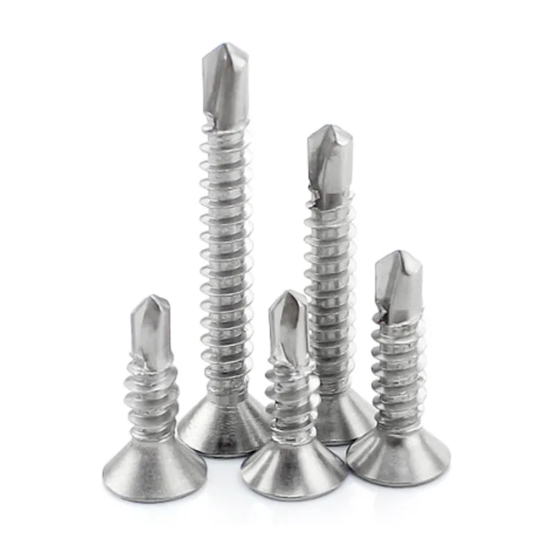 Ss304 410 Modified Truss Wafer Phillips Head Tek Roofing Self Drilling Screws For Sheet Metal ...