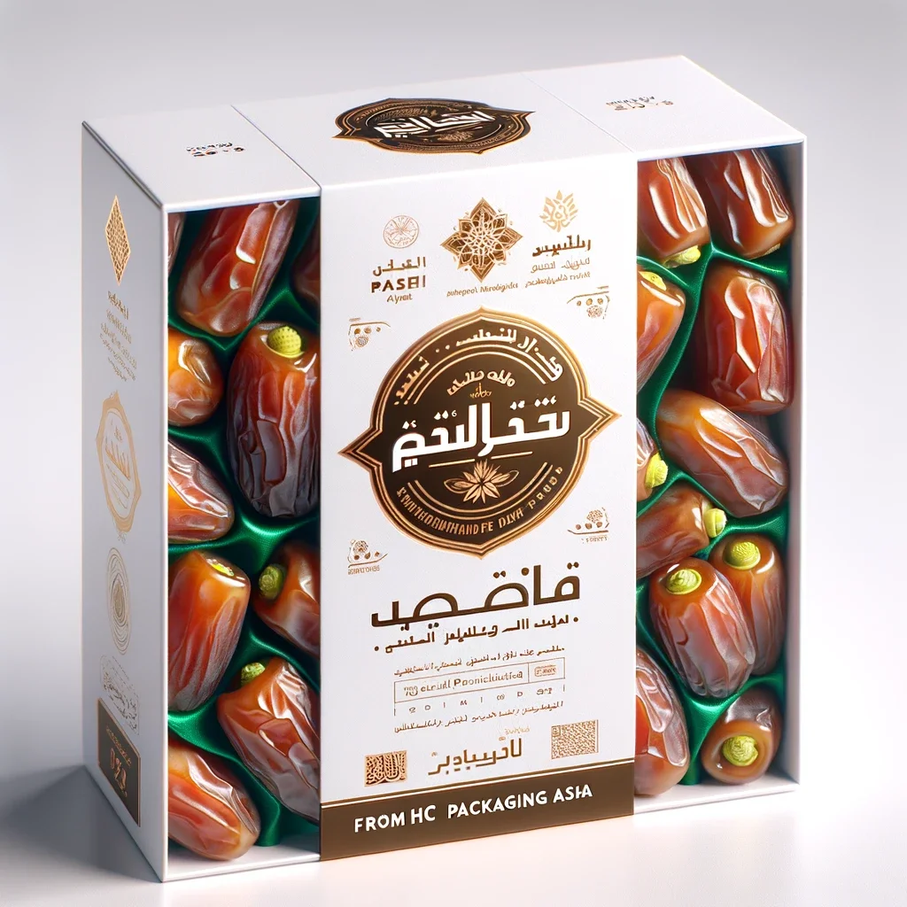 Customized Saudi Arabian Dry Fruit Box Gift Boxes - Datees