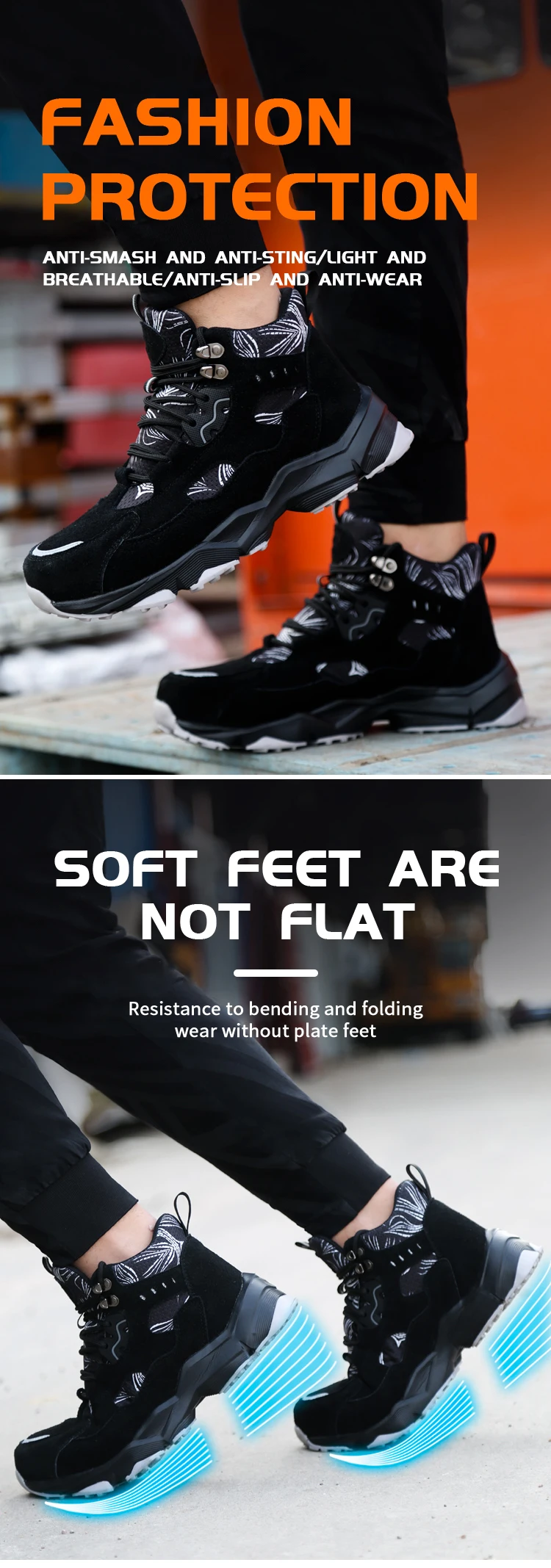 Factory Customization Safety Leather Shoes For Men Safety Welding Shoes ...