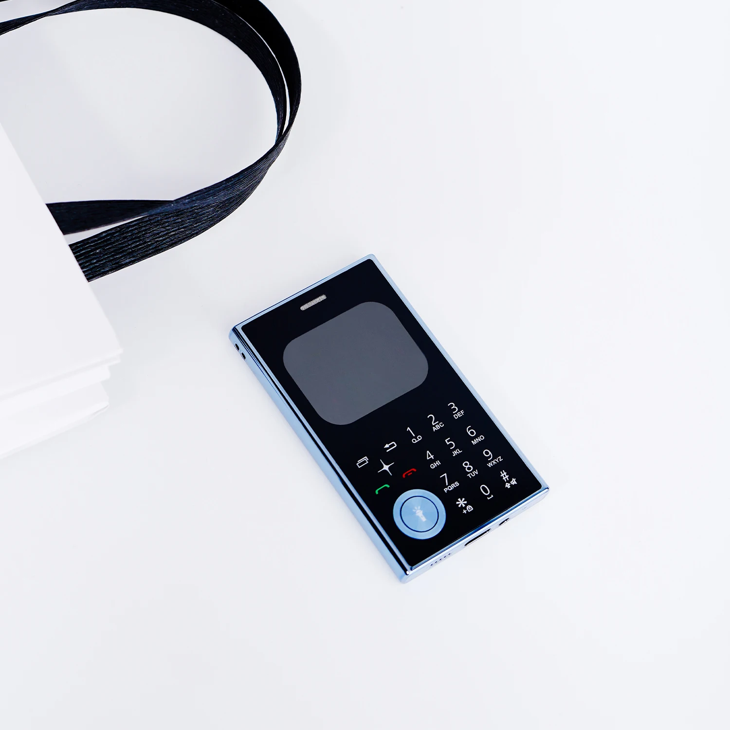 V8 Mini Mobile Phone with 2.01" HD Round Screen, Dual SIM, FM Radio ...