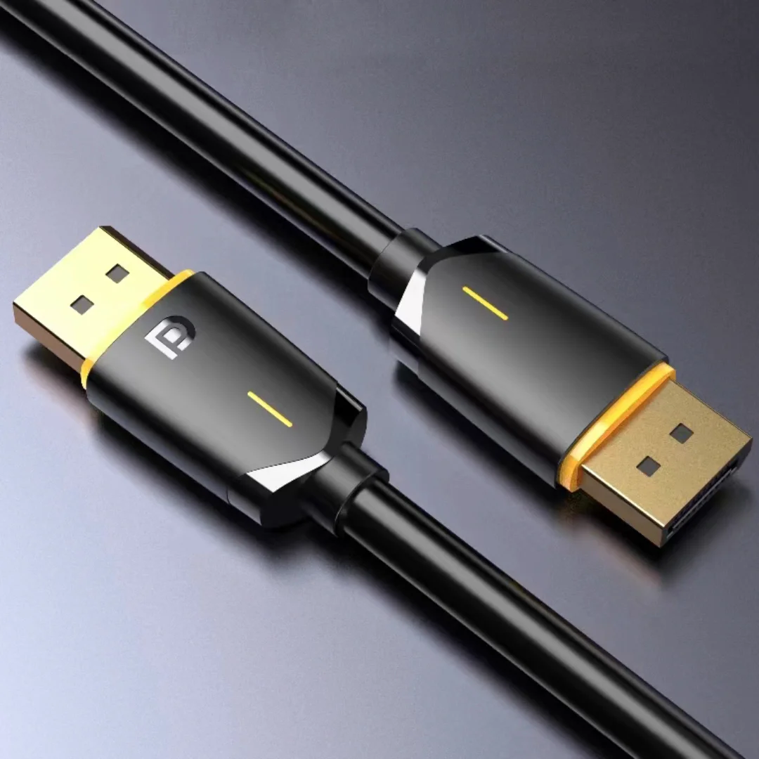 Customized Dp To Dp Cable 1.4 4k 8k 60hz Uhd Displayport Cable 2.1 Male ...
