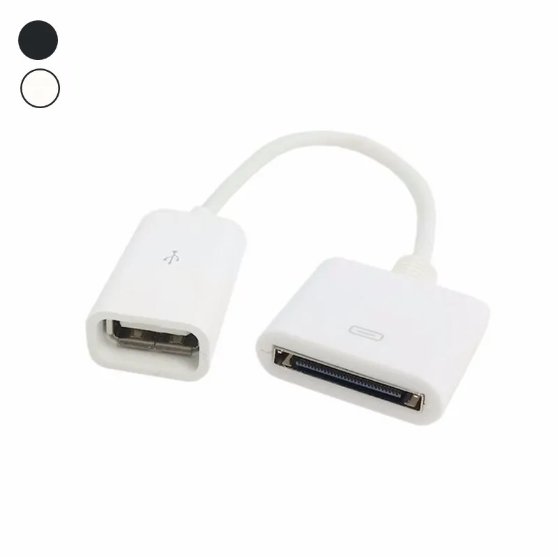 Docking 30pin Female To Usb 2.0 Female Data Charge Cable Dock 30p Black ...
