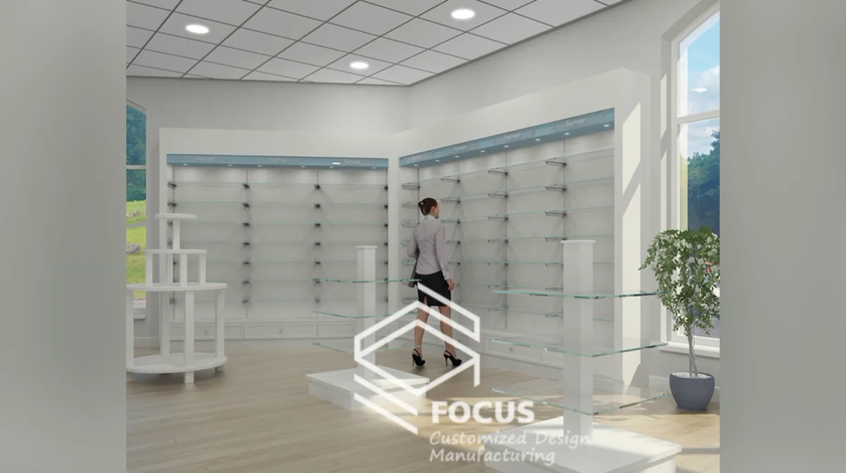 Pharmacy Counters Display Cabinet Pharmacy Shelves Display Racks ...