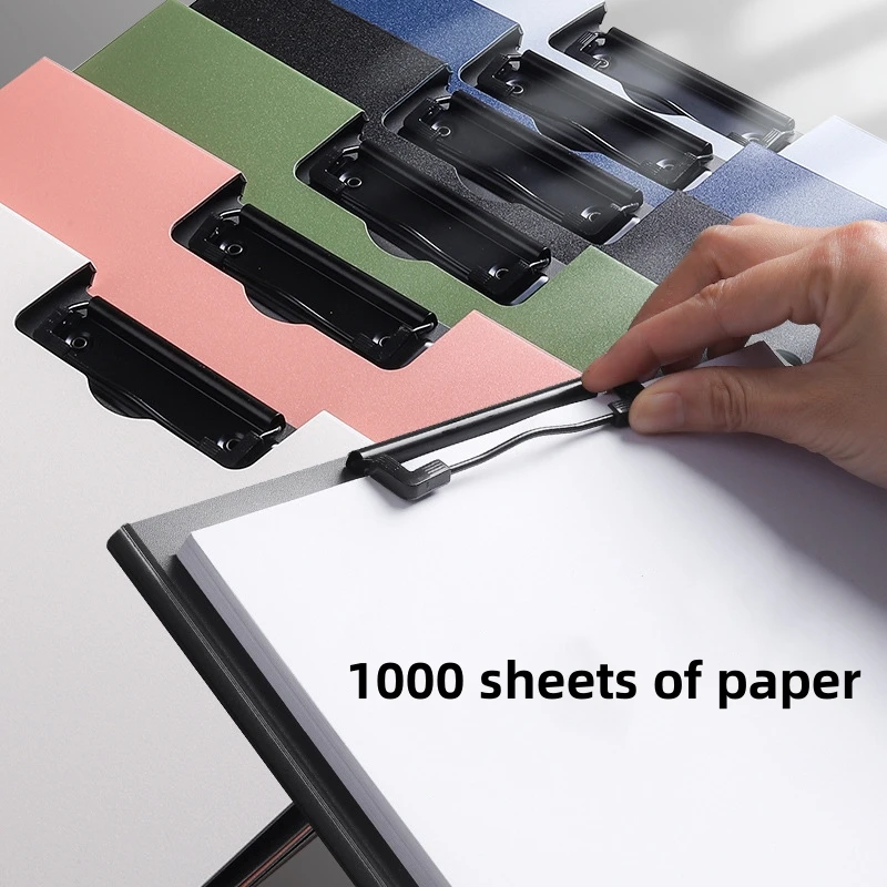 Custom A4 Low Profile Clip File Cover Folder Waterproof Plastic Storage ...