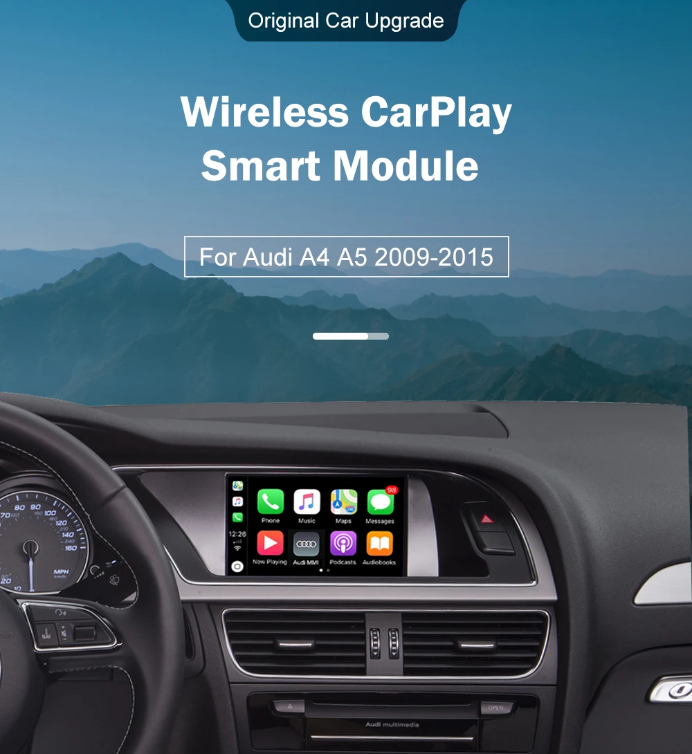 Road Top Audi Decoder - Android Auto for A4 A5 (2009-2015)