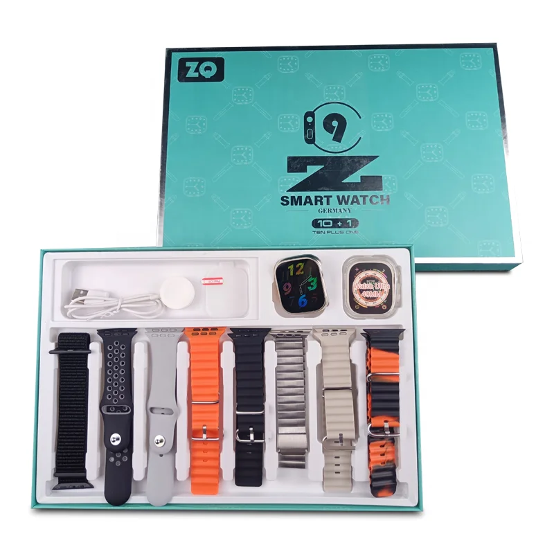 New Arrivals 2023 High Quality Set Z9 Sport Smartwatch 10in1 8 Watch ...