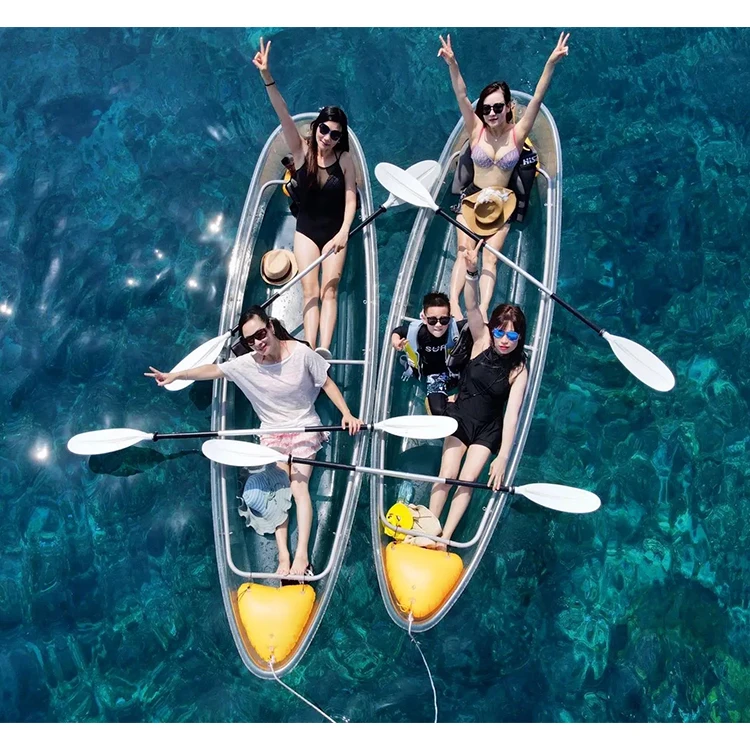 15 Person Crystal Excursion Vessel - Clear Boat with Engine