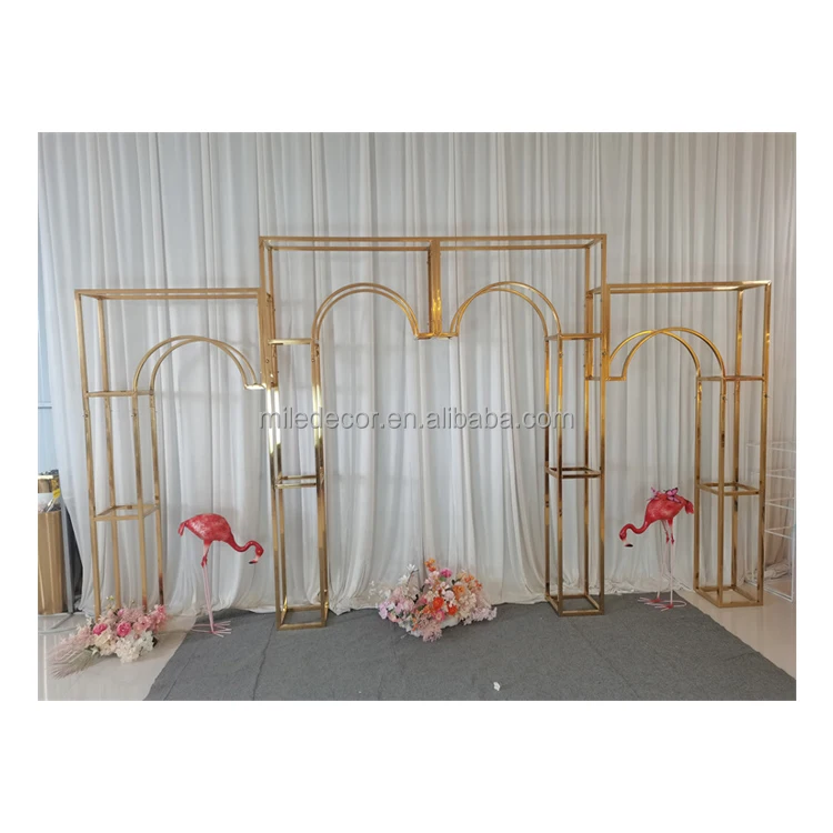 Luxury Wedding Event Metal Backdrop Stand - Arches Decor