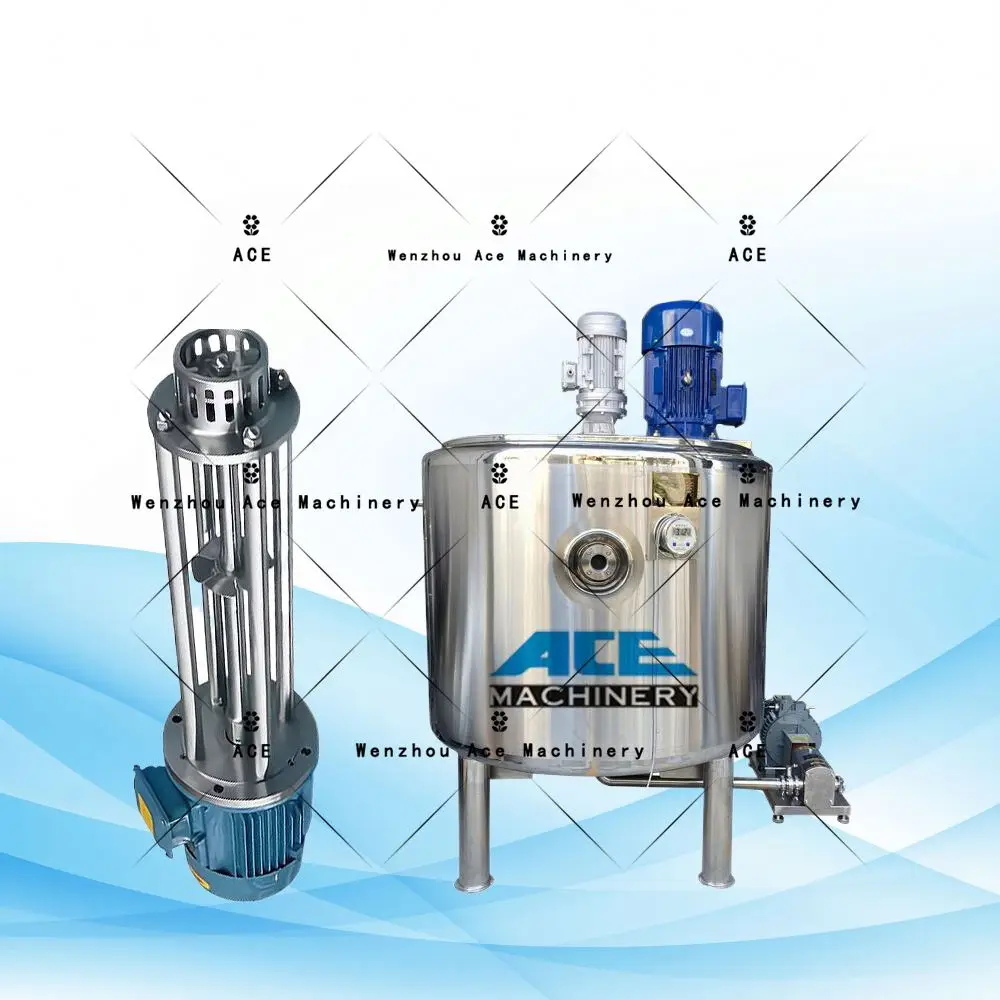 Ace Stainless Steel Tank With Agitator Formulation Mixing Detergent ...