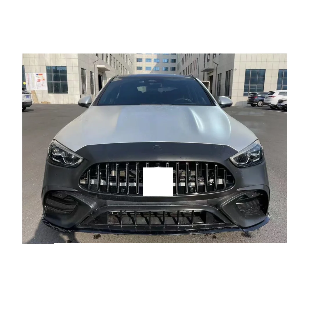 Car Conversion Upgrade Facelift Bodykit C63s Amg Look Front Bumper For ...