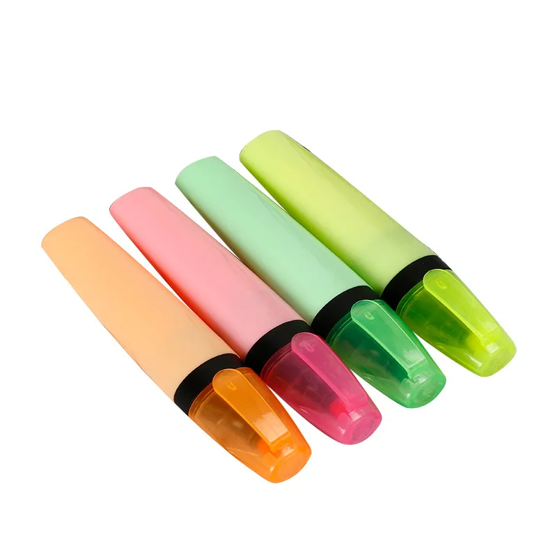 Hot Sale Mini Eco Wheat Straw Highlighter Multi Colored Marker Pen Set ...
