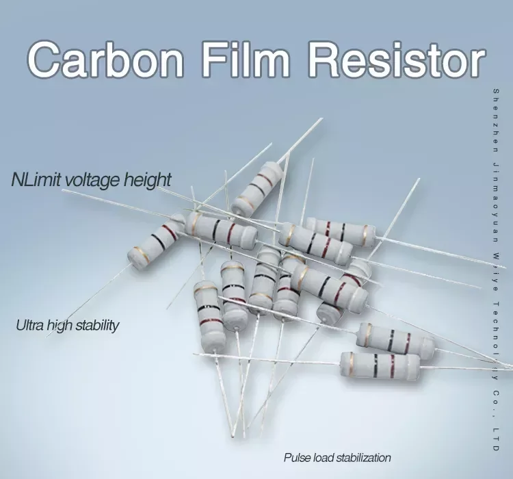 Cfr Carbon Film Resistor 1/8w 1/4w 1/2w 1w 2w 3w 0.5w 1k 10k 100k 5% 1% ...