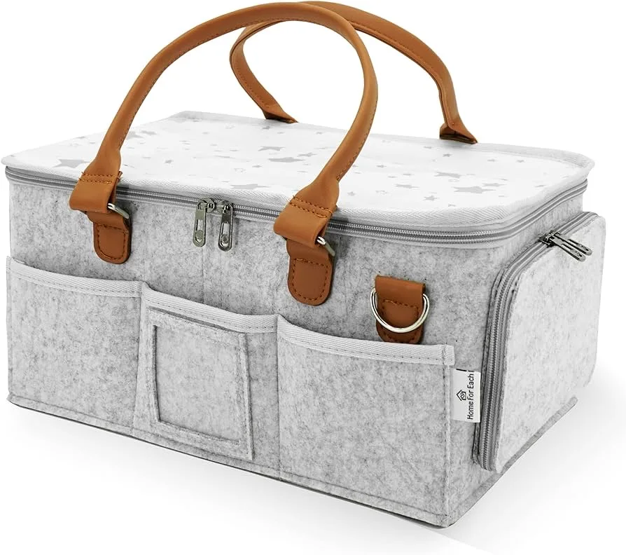 Waterproof Baby Diaper Storage Box with Multiple Compartments ...