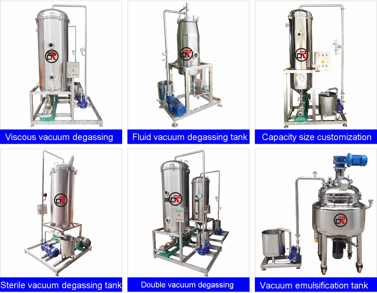 Stainless Steel Beverage Milk Degassing Juice Vacuum Deaerator Machine ...