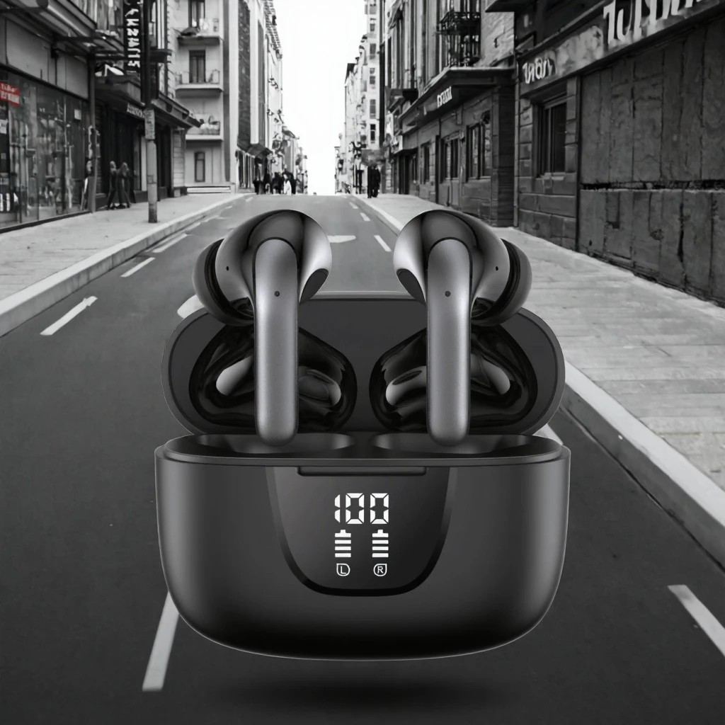 2024 S42A TWS Earbuds ENC+ANC Dual Mic Jl Chipset Digital Display ...