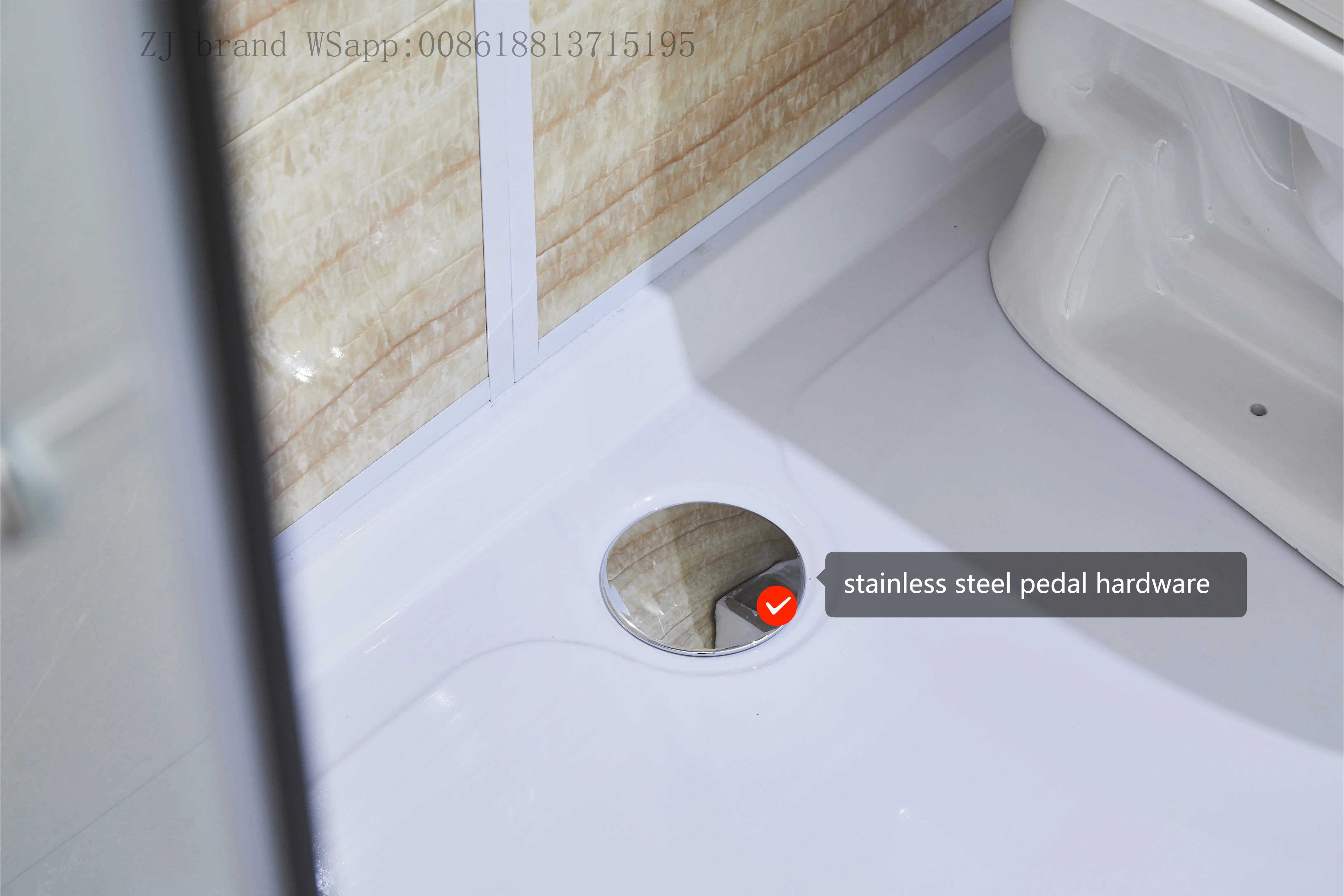 Hospital Hotel Isolation Simple Shower Room Modular Bathroom Integral ...