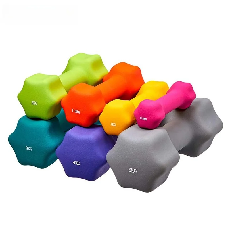 Dumbbell With Handle For Strength Training Workout Equipment 0.5-5kg ...