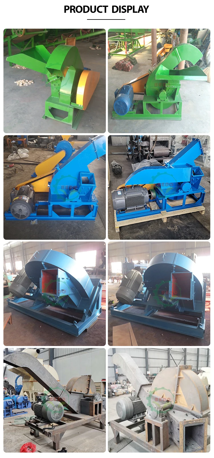 CE Standard Mobile Electric Diesel Engine Disc Wood Chipping Machine ...