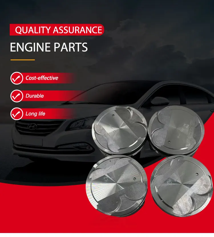 Engine Piston Assembly 234102e700 230412e700 - Buy Automobile Piston ...