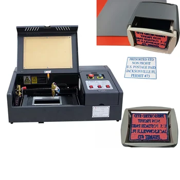 Automatic Rubber Stamp Sheet Laser Stamp Making Machinery Co2 Laser ...