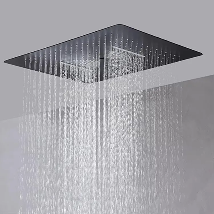 Luxurious In-wall Bathroom Ceiling Waterfall Rain Concealed Shower ...