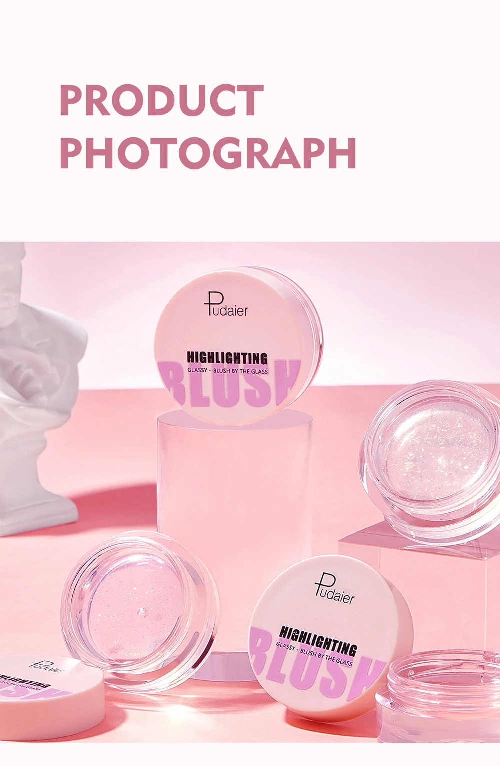Pudaier Color Changing Blush - High-Quality Gel Makeup
