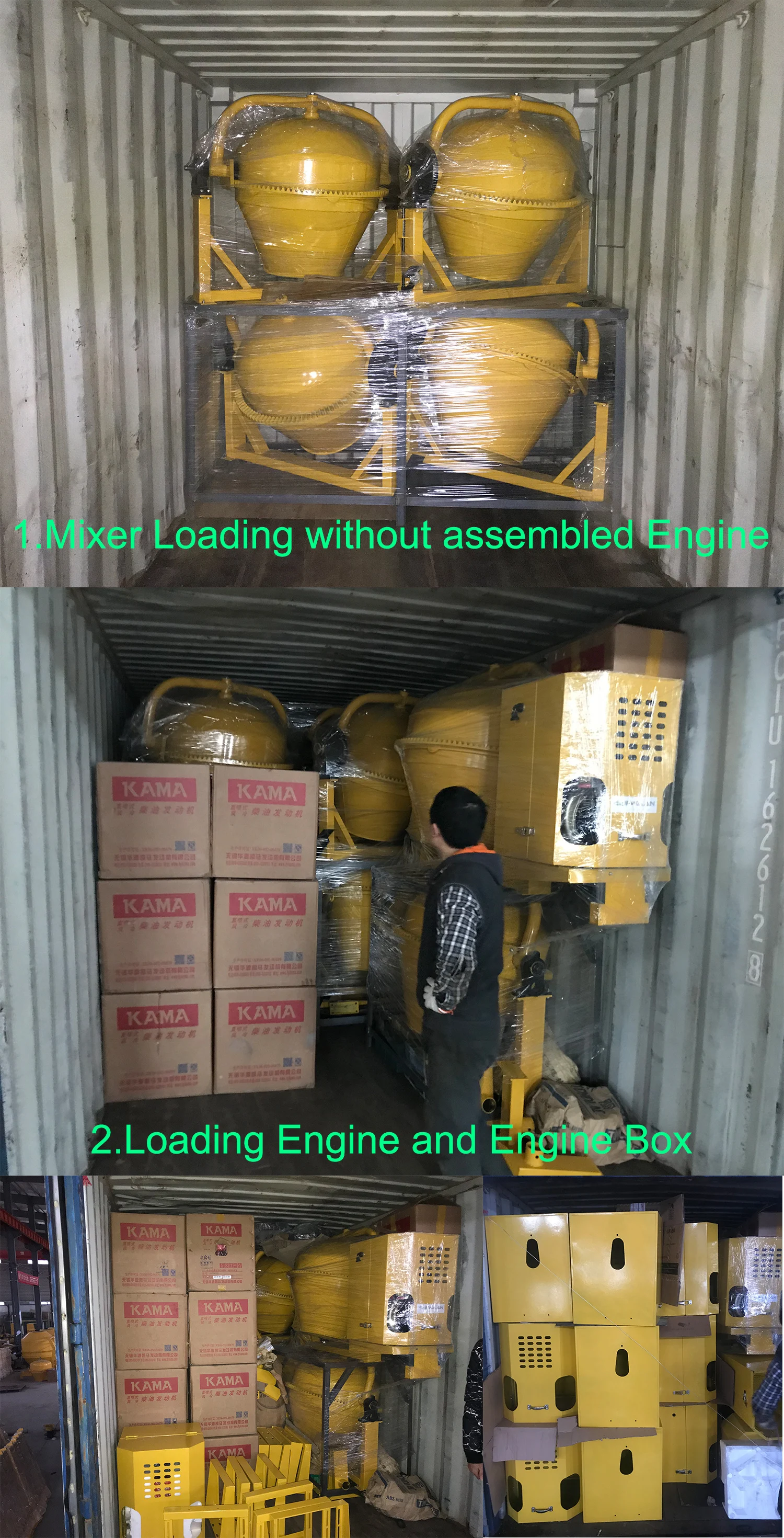 Cm500-4d Hot Selling Portable Concrete Mixer Machine Mini Small Diesel ...