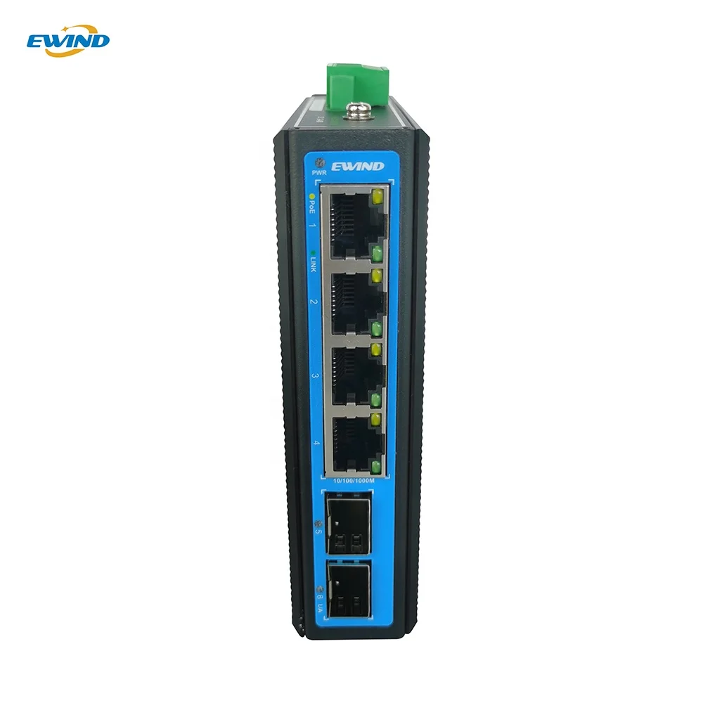 Factory Oem/odm Industrial Outdoor Poe Media Converter Din Rail Mount ...
