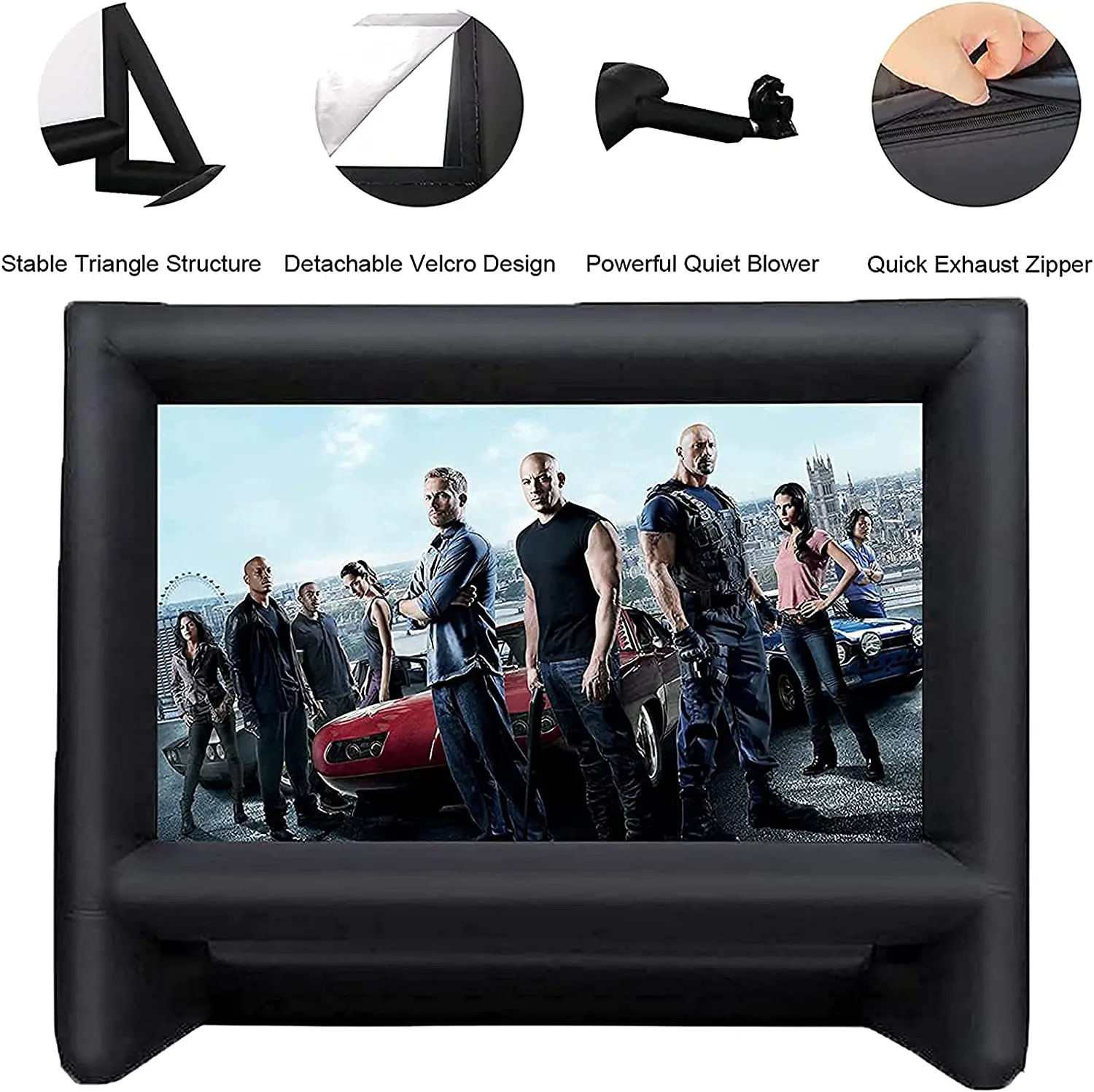 14ft 16ft 20ft 24ft Inflatable Projector Screen for Outdoor