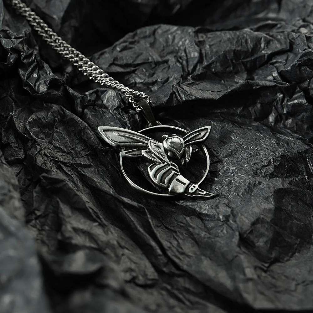 Custom Jewelry - Name Letter Logo Sliver Pendant Necklace