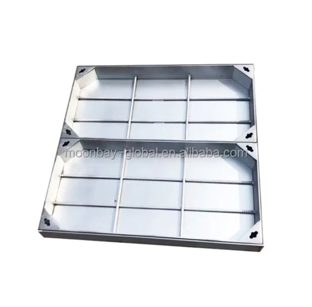 Good Price Manhole Hatch Rectangle With Cover Dia 400 Mm For Water Road ...