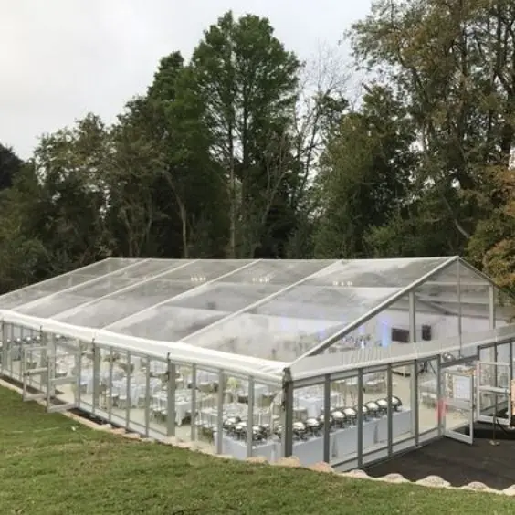 Outdoor Waterproof Aluminum Frame White Pvc Tent Marquee Modern Wedding ...