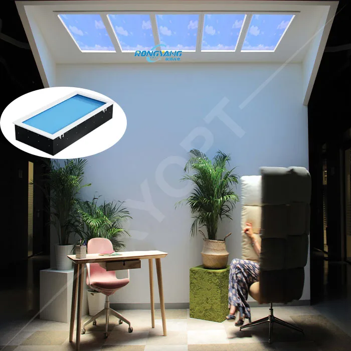 Tuya Indoor Circle Artificial Sun Led Fake Ceiling Skylight Sunlight ...