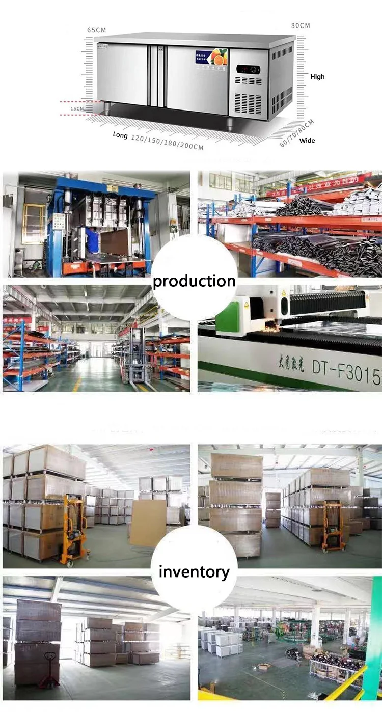 Supermarket Open Freezer Stainless Steel Ice Table Seafood Display ...