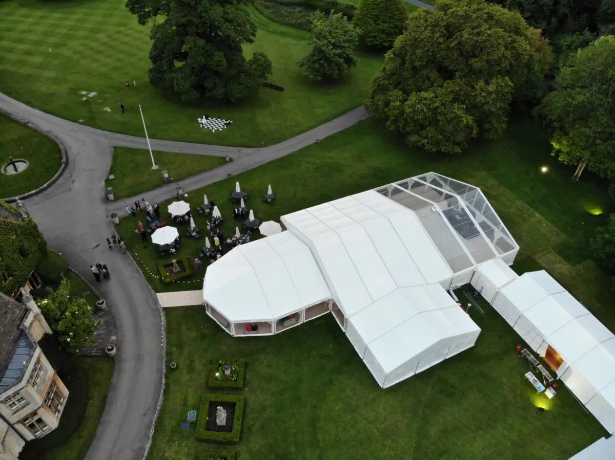 Modular Prefab Event Tent for Weddings, Parties & Outdoor Events - Fire ...