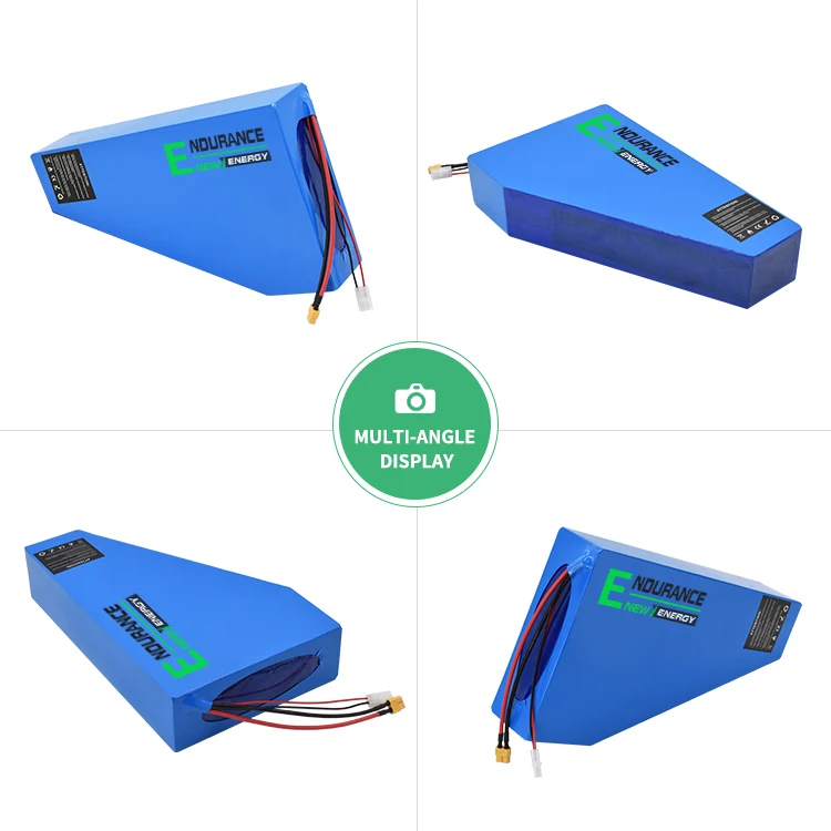 Triangle Ebike Li-ion Batteries 48v 52v 60V 72V 20ah 24ah 28ah Electric ...