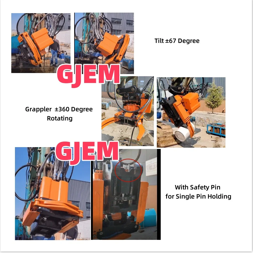 Excavator 360 Degree Tilt Rotator Quick Hitch Excavator Quick Coupler ...