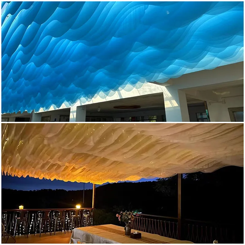 Roof Chiffon Curtain Veil Wall Ceiling Draping Curtain Backdrop Event ...