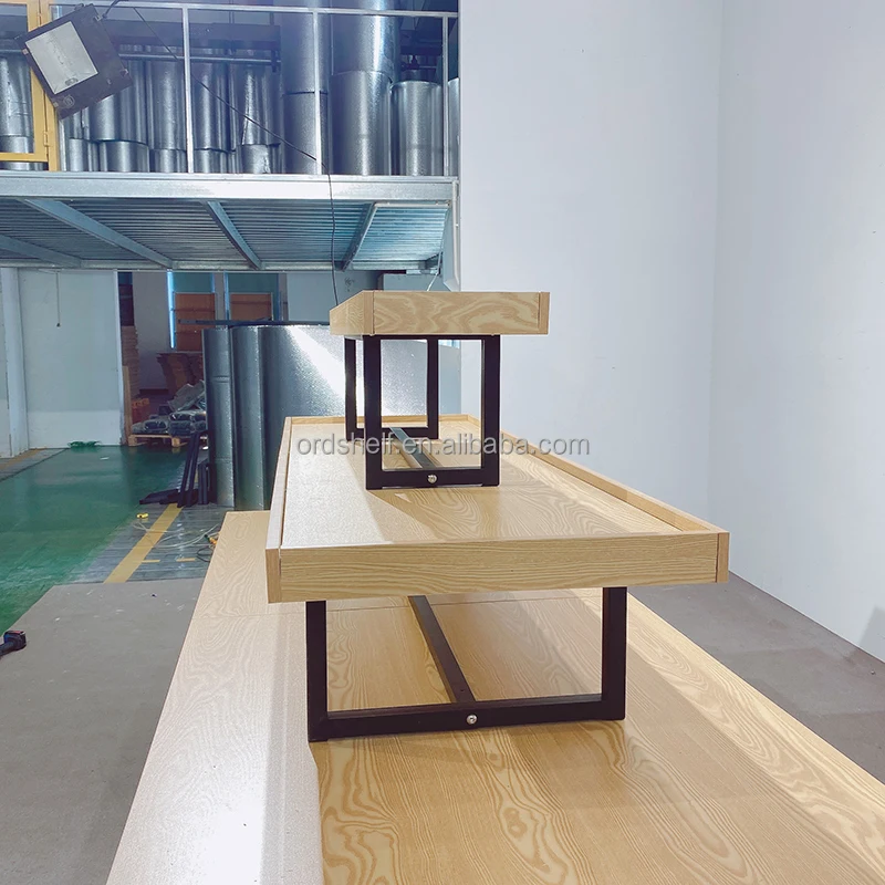 Miniso Wood Supermarket Shelves Retail Display Stand Convenience Store ...