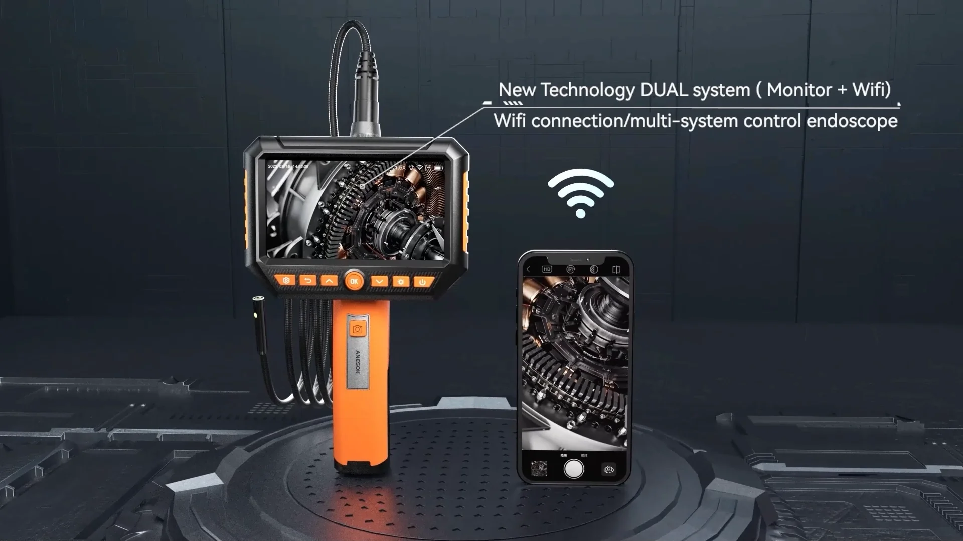 Oled Monitor Portable Borescope Auto Repair Tools 1080p Hd Electronic ...