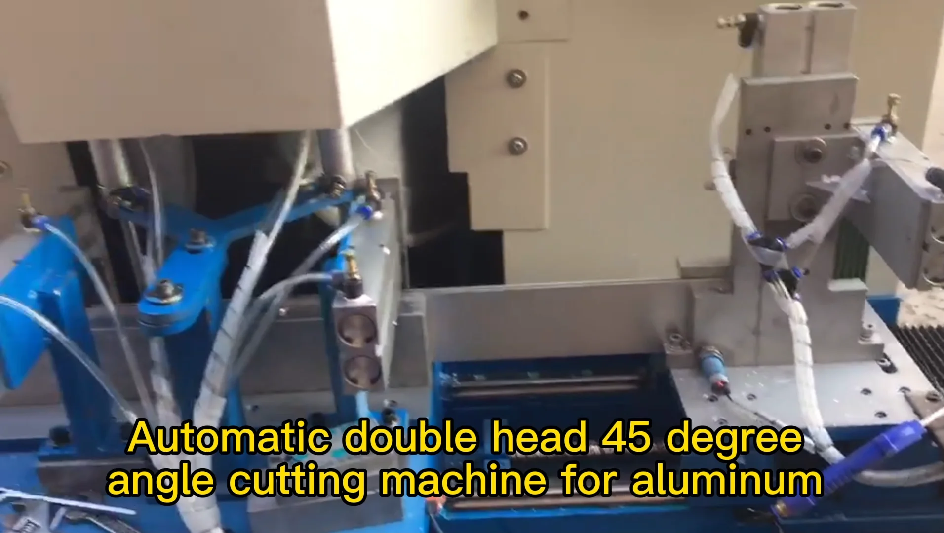Double Blade Cutting 45 Degree Angle Cutting Miter Saw Machine For ...