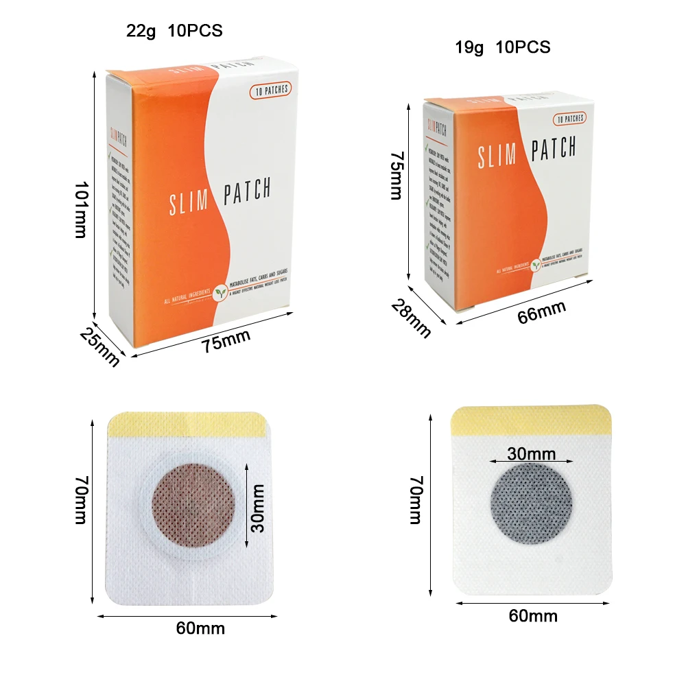 10 Pack Natural Plant Belly Patch Slimming Patches Weight Loss - Buy Slimming Patches For Weight ...